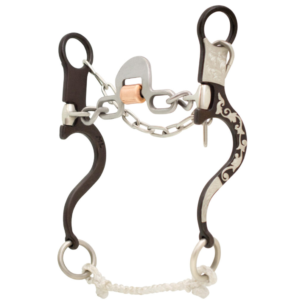 Turquoise Twisted Dog Bone Gag Bit - Partrade