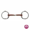 Leather Eggbutt Gag Pinchless Snaffle Bit - 17mm - Partrade