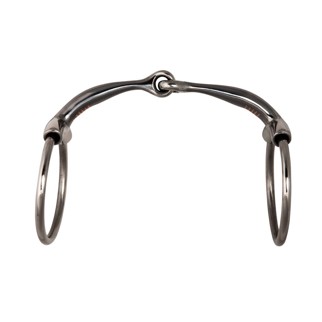 O-Ring Anti-Collapse Jointed Snaffle Bit - Partrade