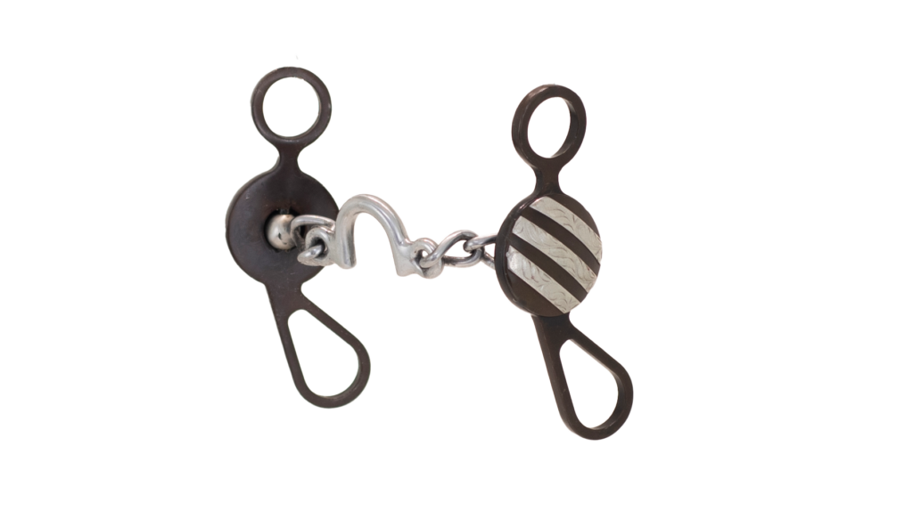 Tyler Magnus Short Concho Ported Chain Bit - Partrade