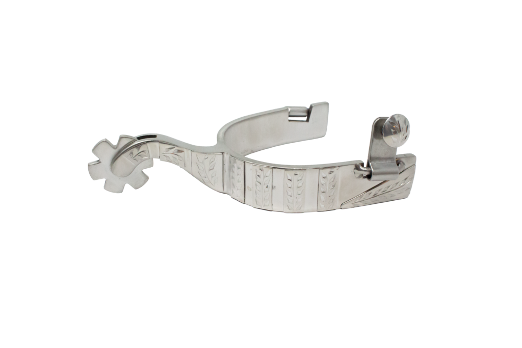 Cowboy Collection Stainless Steel Brushed All Around Spur - Partrade