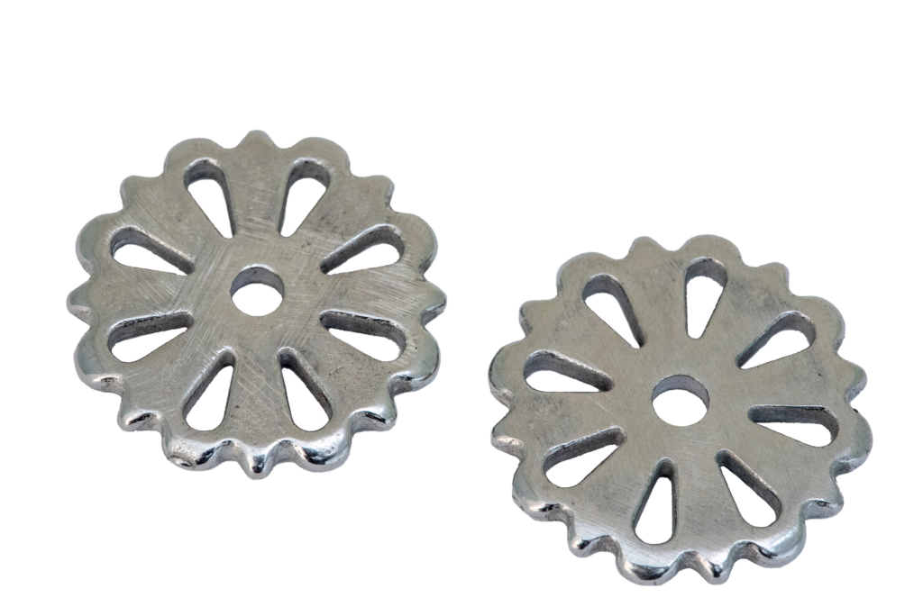 Stainless Steel Brushed Pro Trainer Slotted Rowel - Partrade